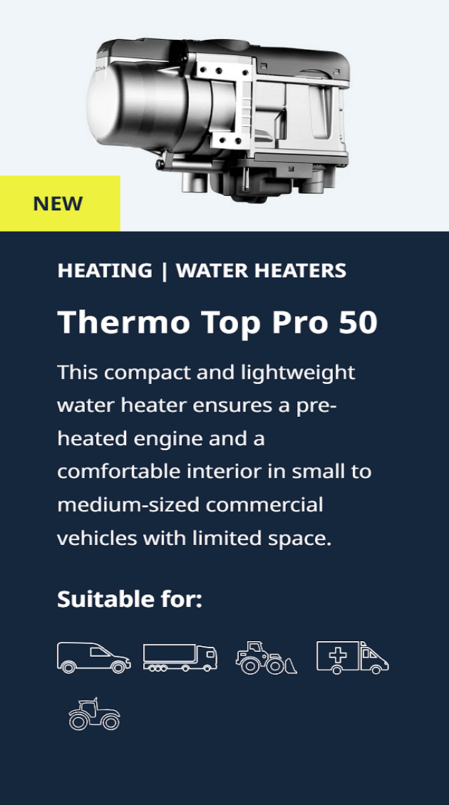 Webasto Water Heaters - Engine, Fluid, Cab heating without idling - Remco Air